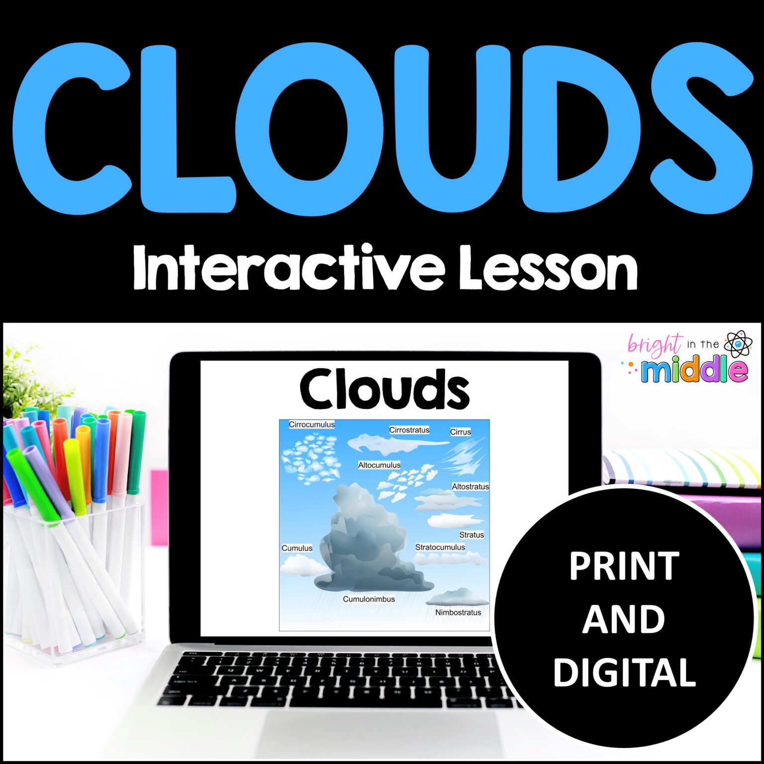 Different Types of Clouds - Lesson and Activity
