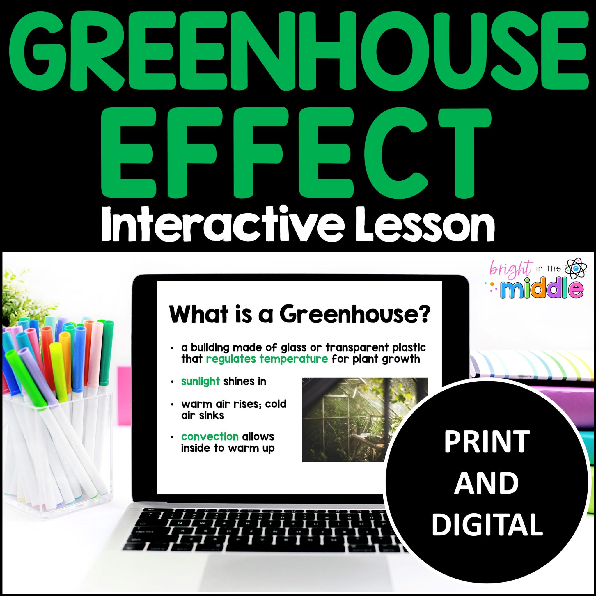 Greenhouse Effect Lesson - Interactive