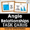 Angle Relationships - 8th Grade Math - Task Cards - 8.G.5 - Bright in ...
