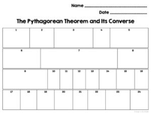 The Pythagorean Theorem and Its Converse - 8th Grade Math - Task Cards ...