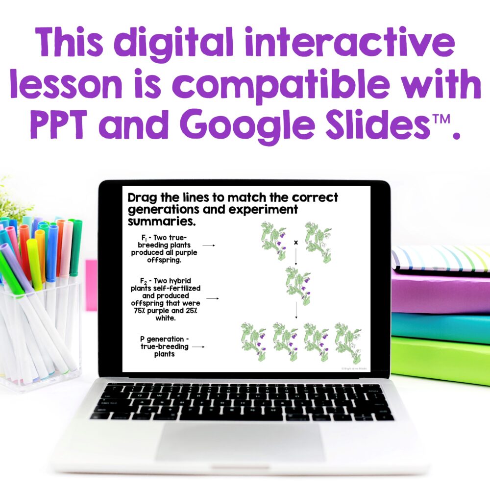 Gregor Mendel Genetics Intro Interactive Lesson