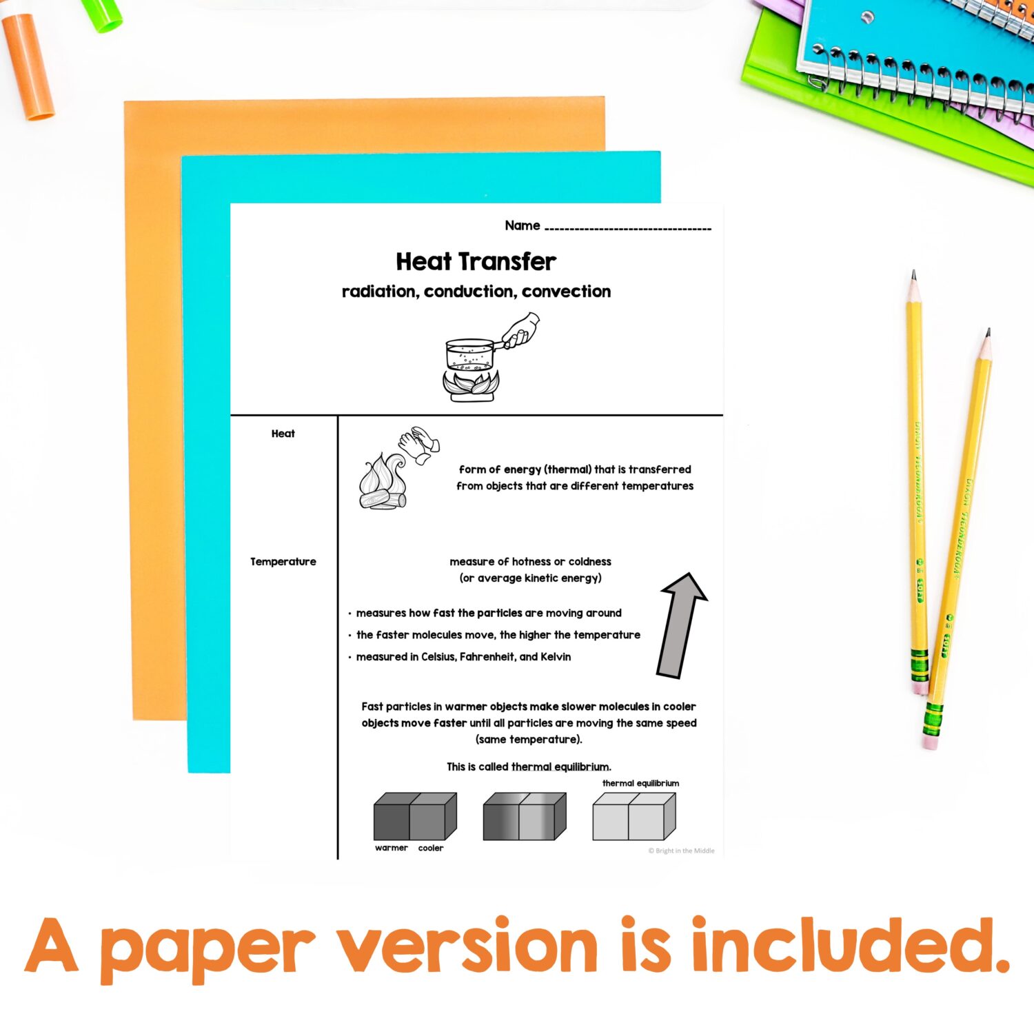 Heat Transfer Interactive Activity: Radiation, Conduction, Convection