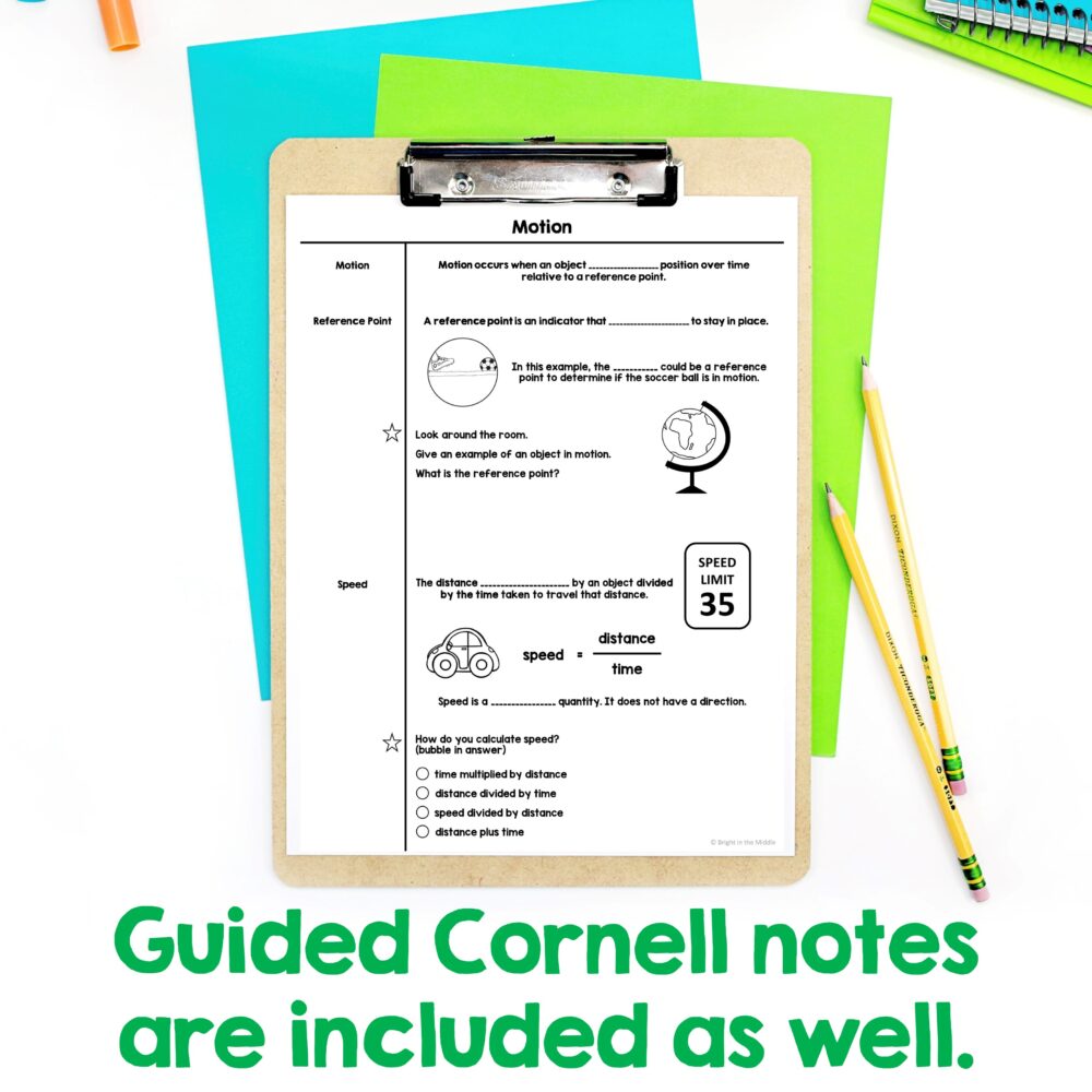 Motion: Speed, Velocity, and Acceleration Interactive Lesson