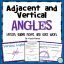 Adjacent and Vertical Angles Pack {Aligned with Common Core} - Bright ...