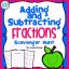 Adding and Subtracting Fractions Scavenger Hunt - Bright in the Middle