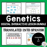 Genetics Unit Digital Interactive Lesson Bundle - TRANSLATED INTO ...