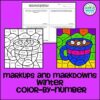 Christmas Math Coloring (Markups and Markdowns) - Bright in the Middle