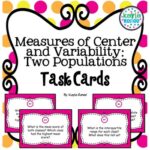 Measures of Center and Variation Task Cards: 7.SP.4