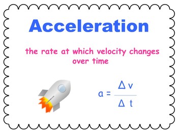 Motion Super Pack: Speed, Velocity, and Acceleration - Bright in the Middle