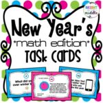 New Years 2026 Task Cards: Math Edition - PRINT AND DIGITAL