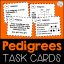 Pedigree Chart Practice - Task Cards - Bright in the Middle