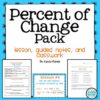 Percent of Change Pack: 7.RP.3 - Bright in the Middle