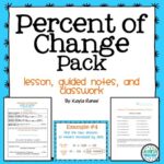 Percent of Change Pack: 7.RP.3 - Bright in the Middle