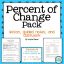 Percent of Change Pack: 7.RP.3 - Bright in the Middle