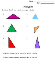 Triangles Lesson Pack {Aligned with Common Core: 7.G.2 and 7.G.5 ...