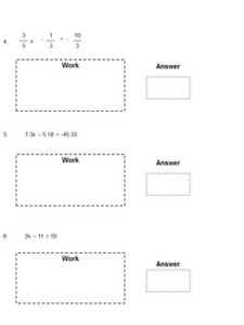 Two-Step Equations Worksheet - Engaging Cut-and-Glue Activity - Bright ...