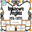 Solve for Unknown Angles Task Cards - Bright in the Middle