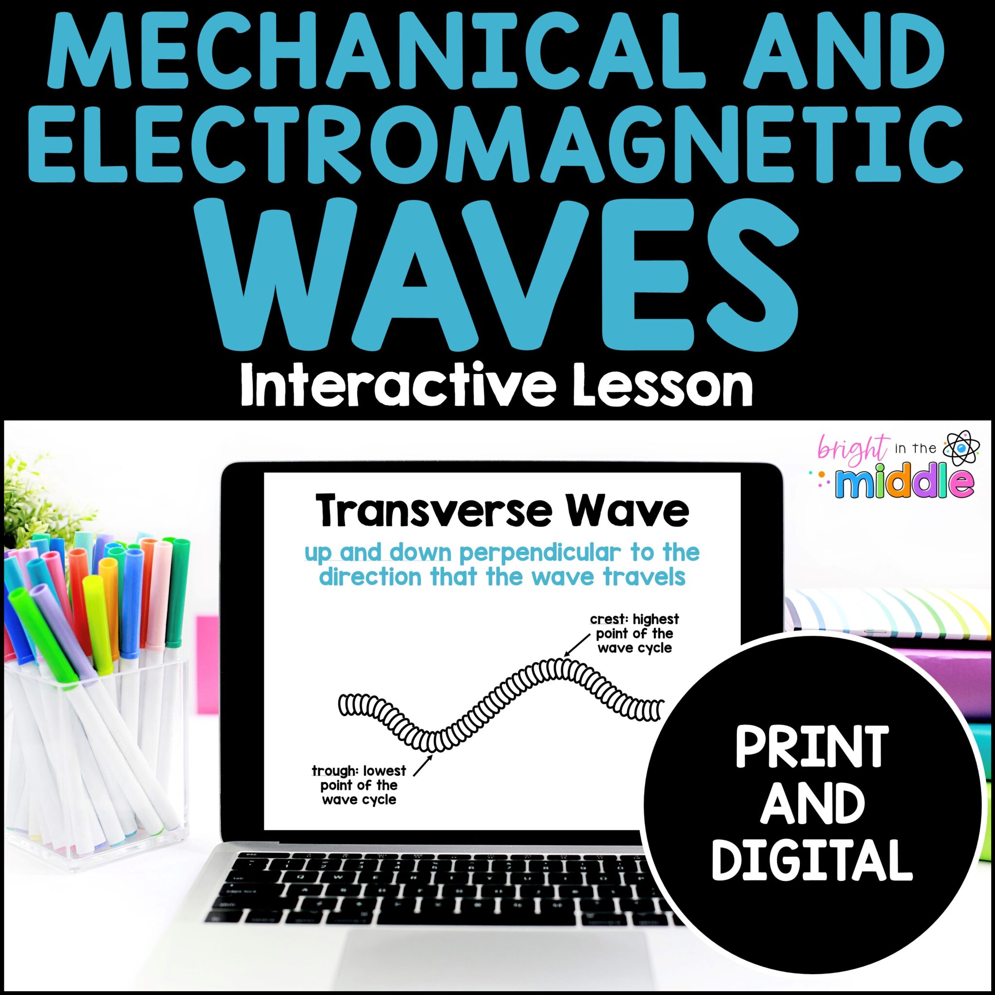 Mechanical and Electromagnetic Waves Lesson - Bright in the Middle