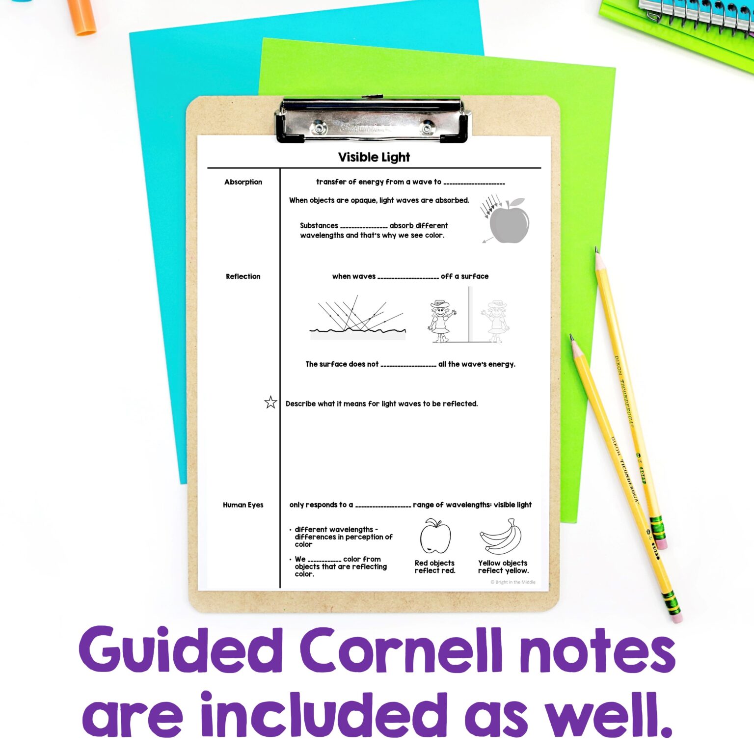 Visible Light Waves Lesson - Bright in the Middle