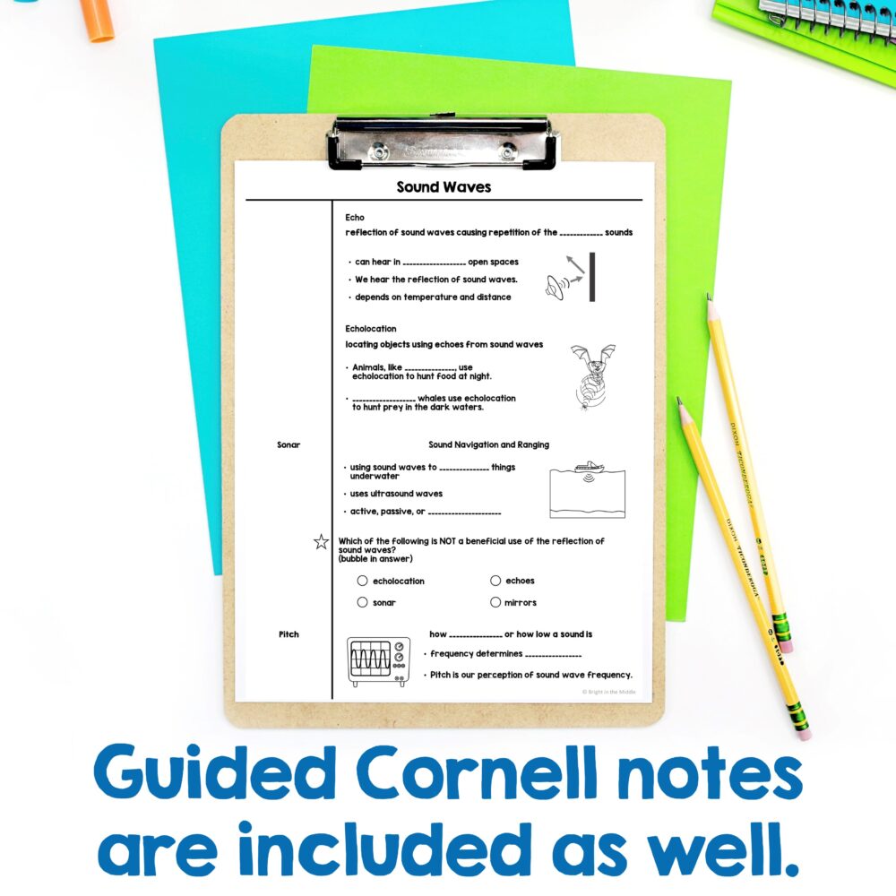 Sound Waves Digital Lesson - Bright in the Middle