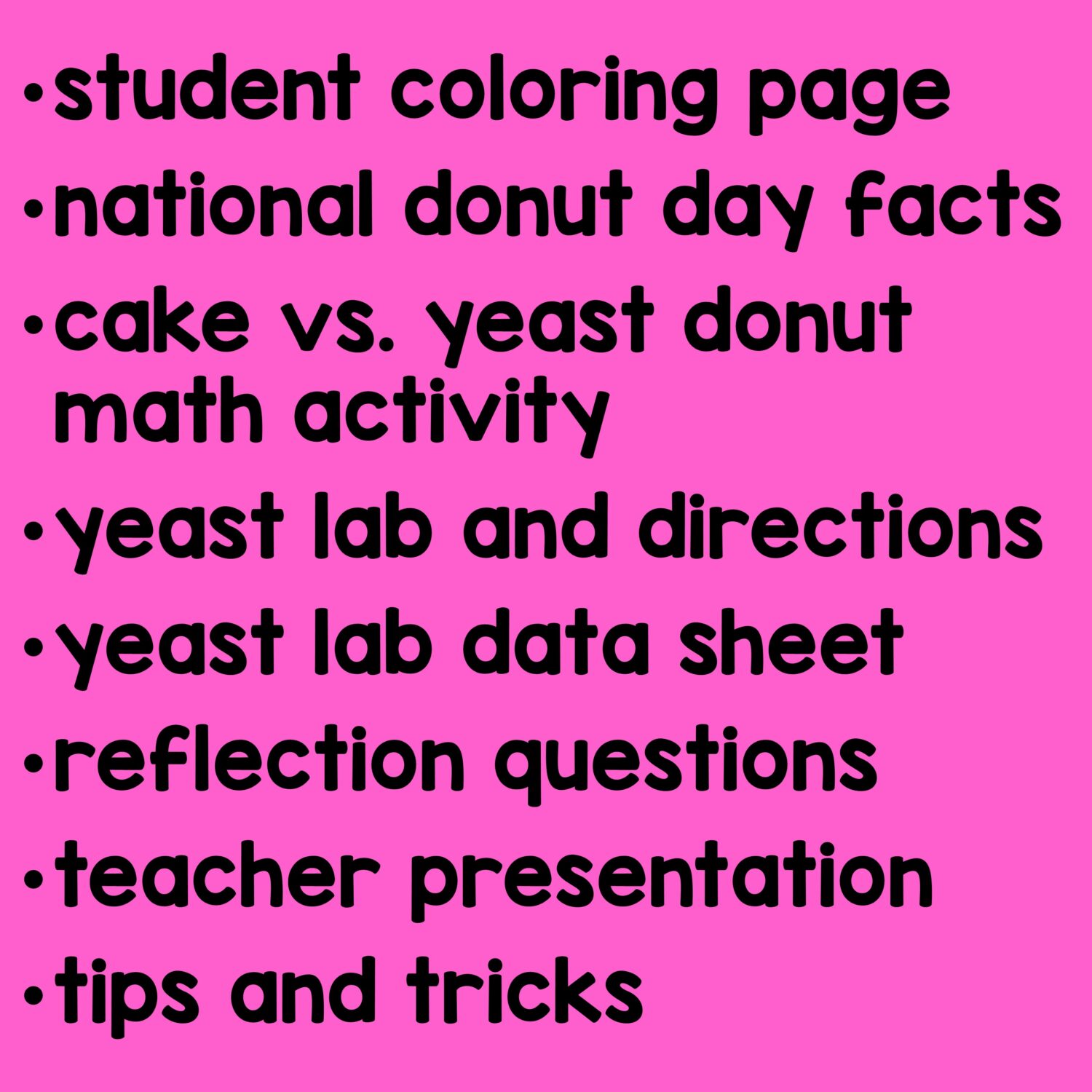 National Donut Day Activity - Bright in the Middle