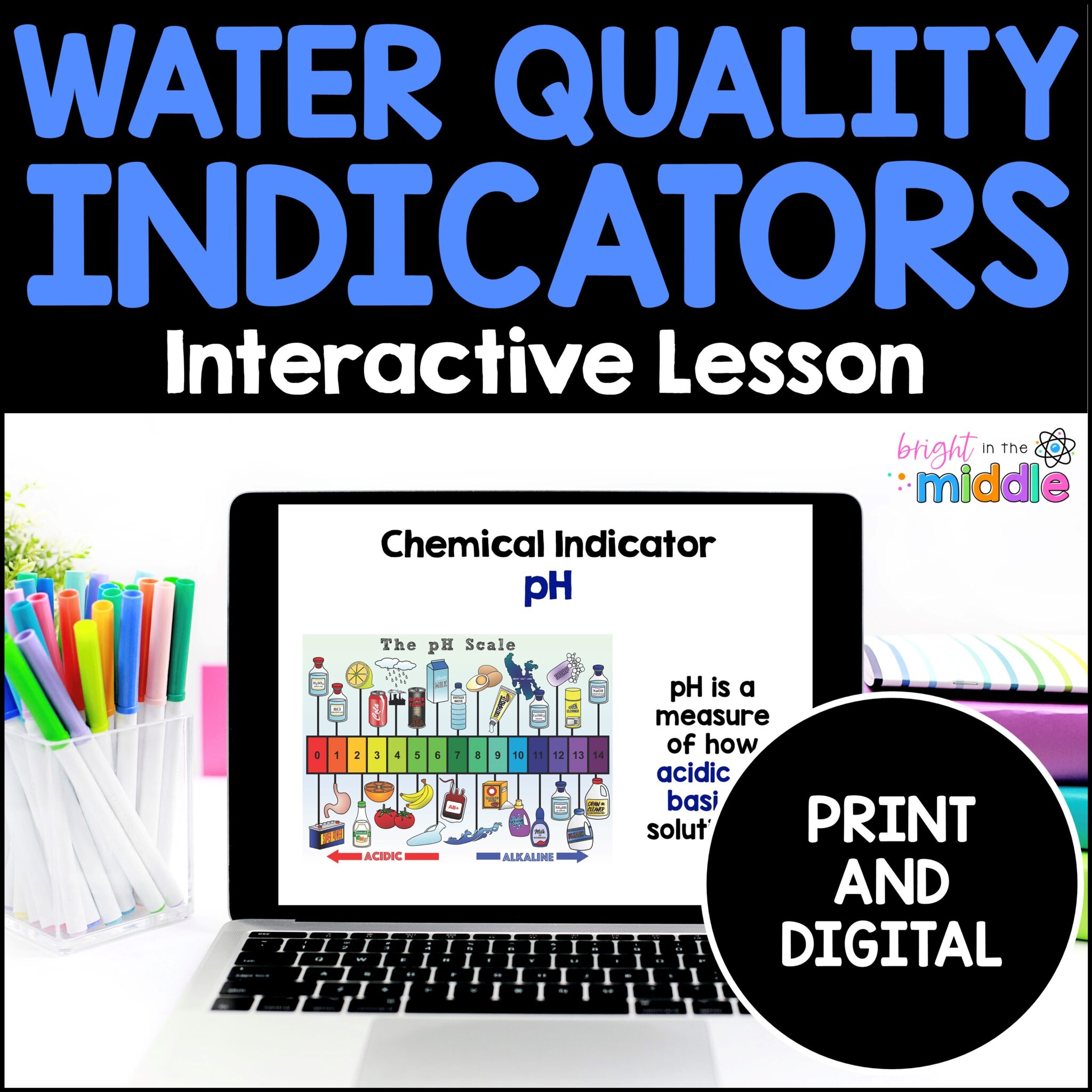 Water Quality Indicators Lesson - Bright in the Middle
