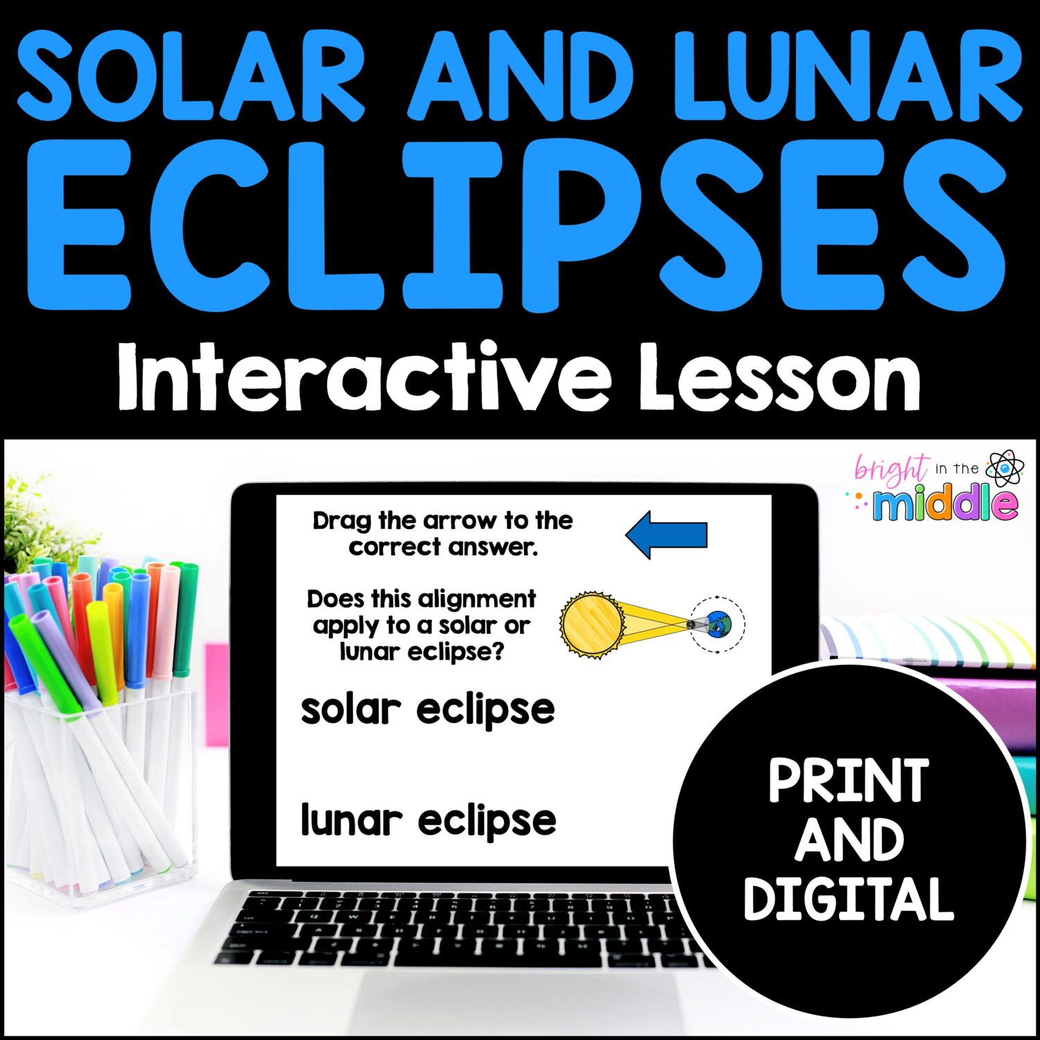 Solar and Lunar Eclipse Lesson - Bright in the Middle