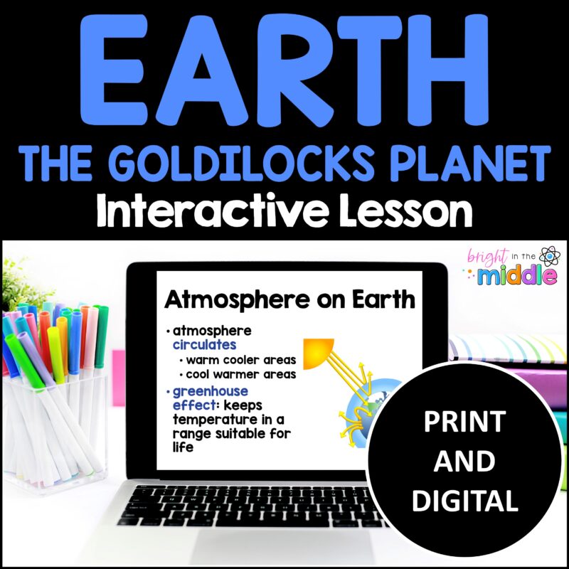 The Goldilocks Planet - Earth - Bright in the Middle