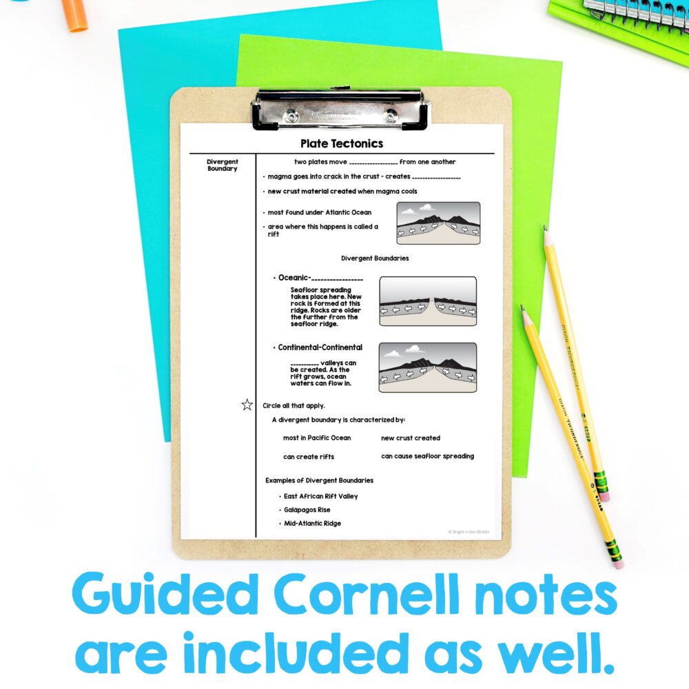 Plate Tectonics Lesson - Bright in the Middle