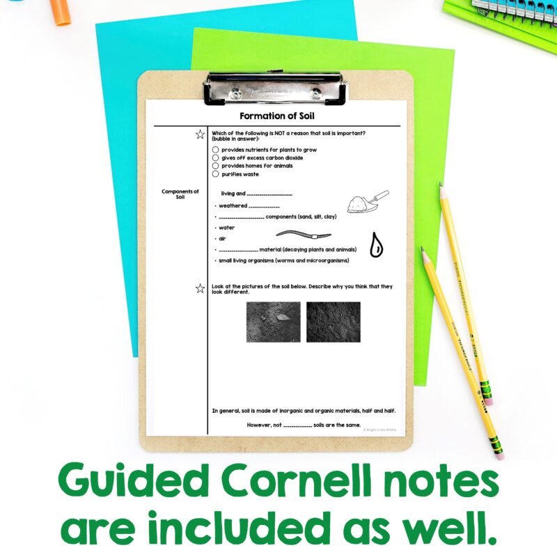 Soil Formation Interactive Lesson - Bright in the Middle