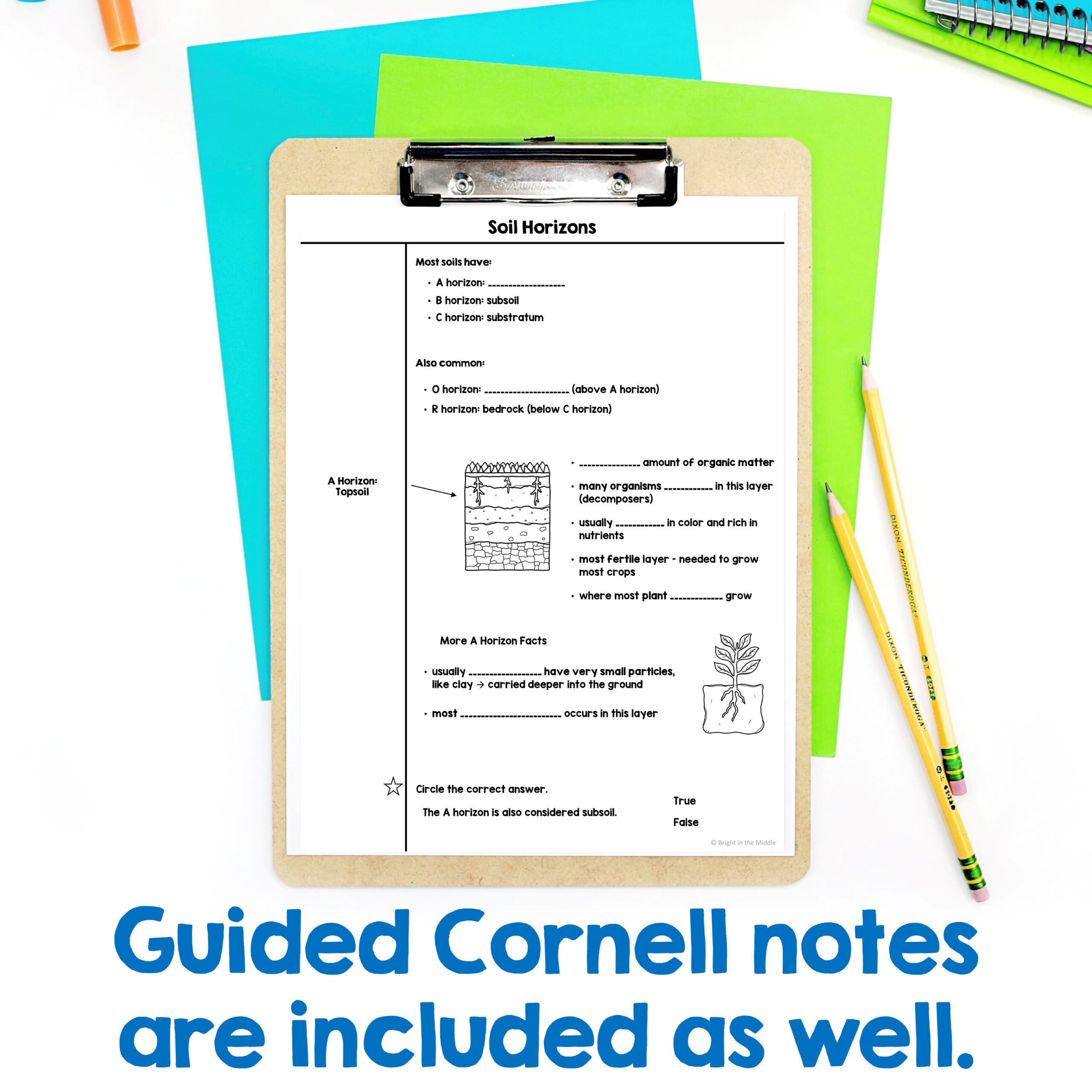 Soil Horizons Interactive Lesson - Bright in the Middle