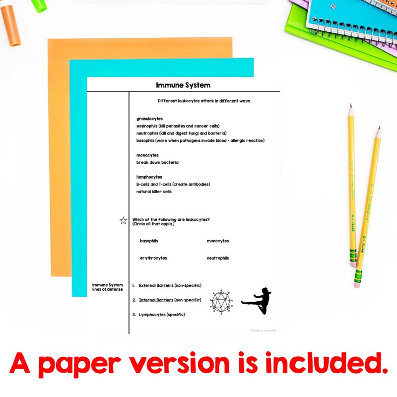 Immune System Interactive Lesson - Bright in the Middle