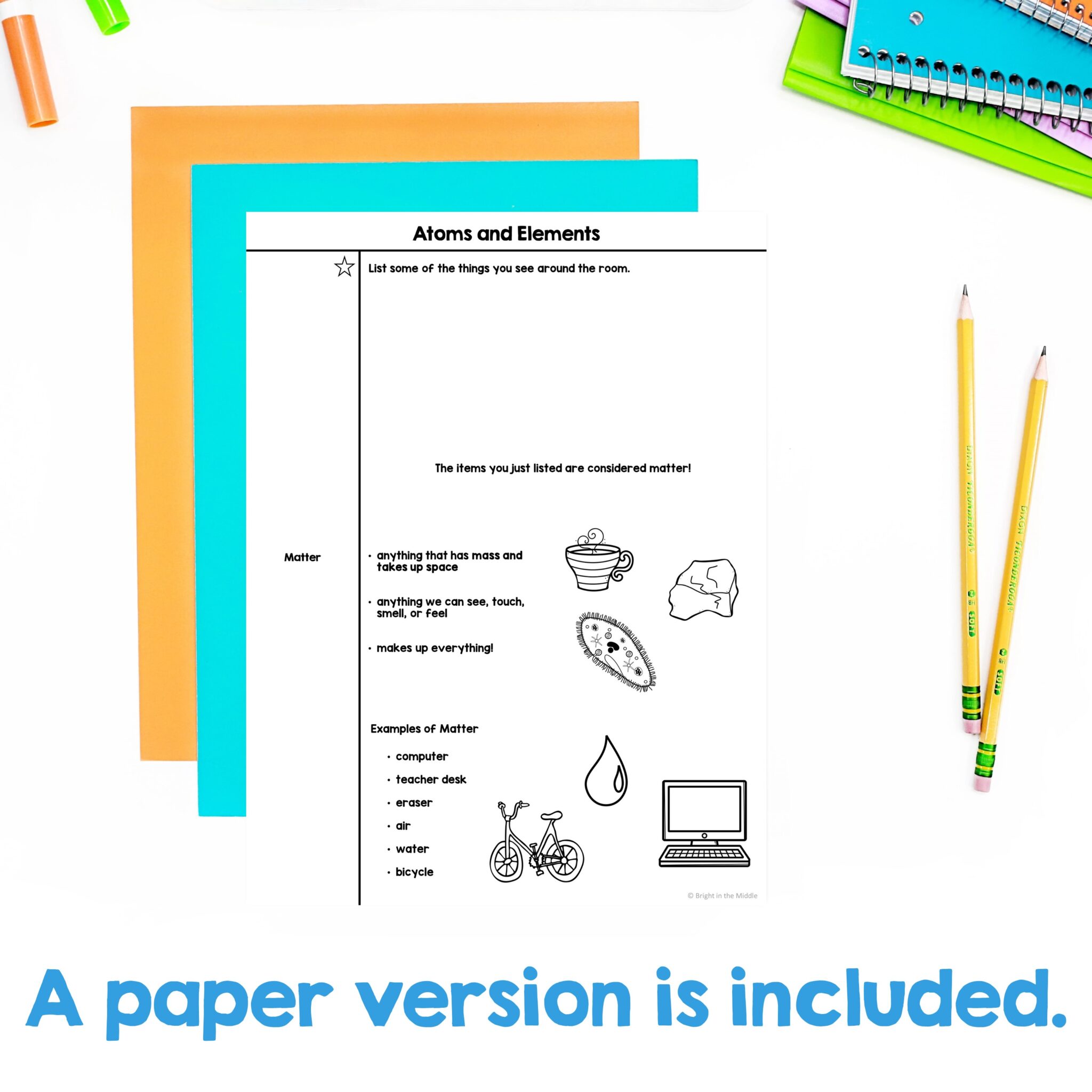 Intro to Atoms and Elements Interactive Lesson - Bright in the Middle
