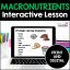Macronutrients Interactive Lesson - Bright in the Middle