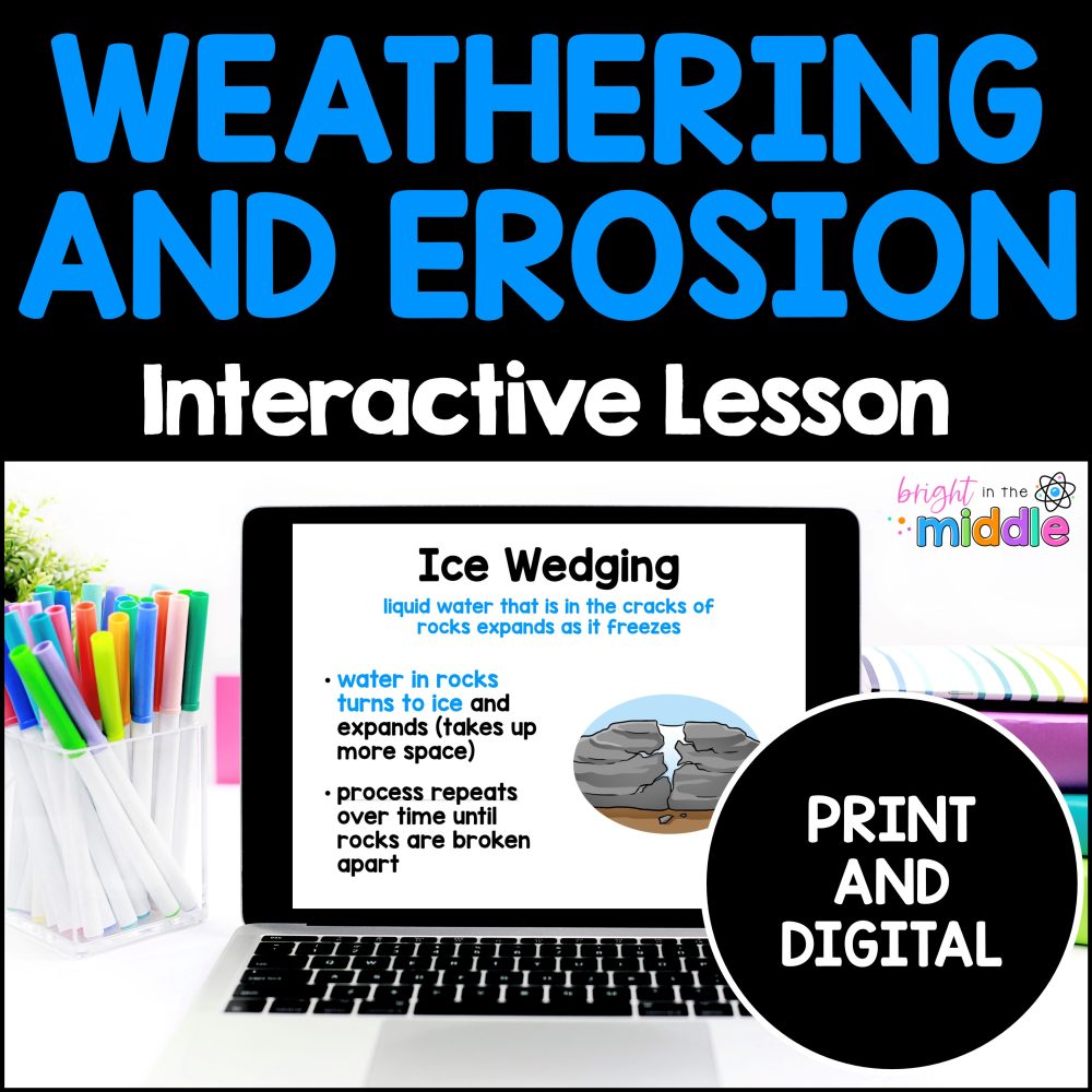 Weathering and Erosion Lesson - Bright in the Middle