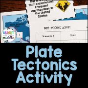 Plate Tectonics Mapping Activity - Bright in the Middle