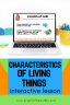 7 Characteristics of Living Organisms Teaching Ideas to Bring the WOW ...