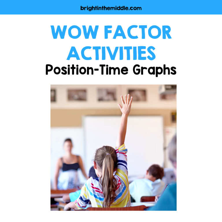 7 Position vs Time Graphs Teaching Ideas to Bring the WOW Factor ...