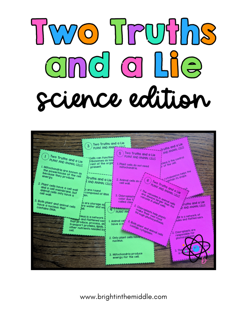 Two Truths and a Lie Science Review Game Ideas – 4 Creative Ways to ...